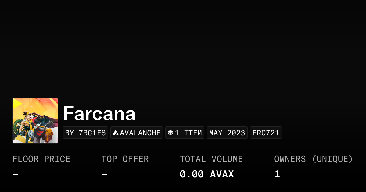 Farcana - Collection | OpenSea