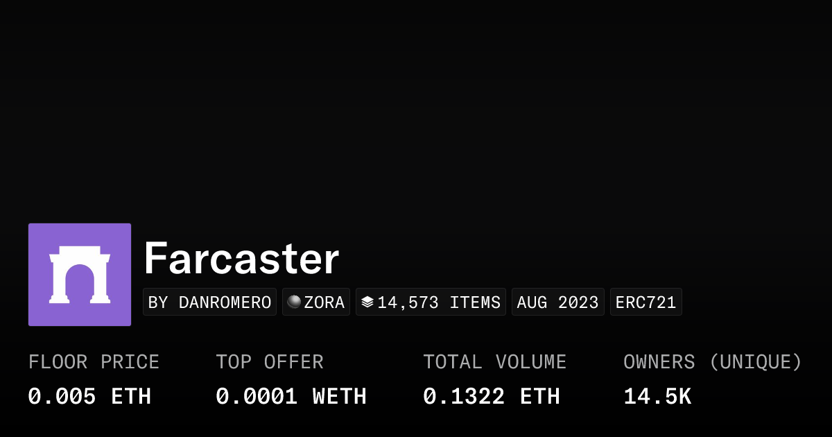 Farcaster - Collection | OpenSea