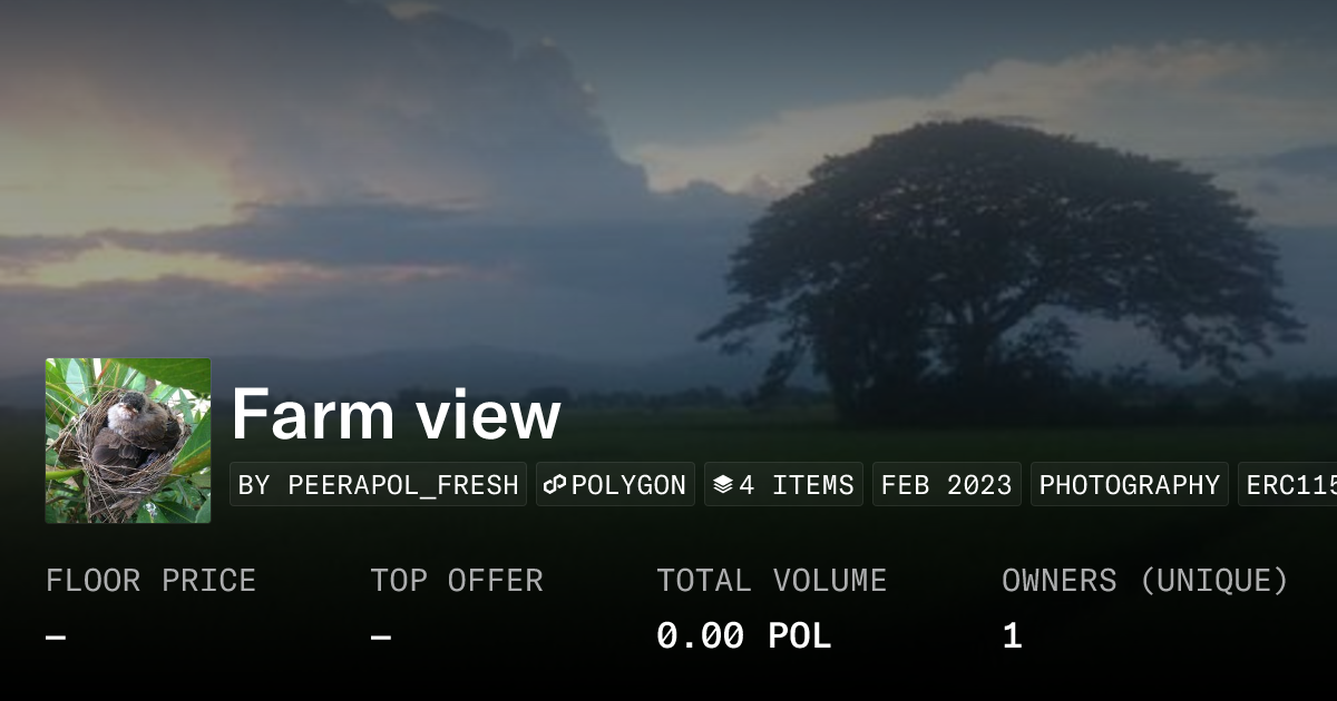 Farm view - Collection | OpenSea