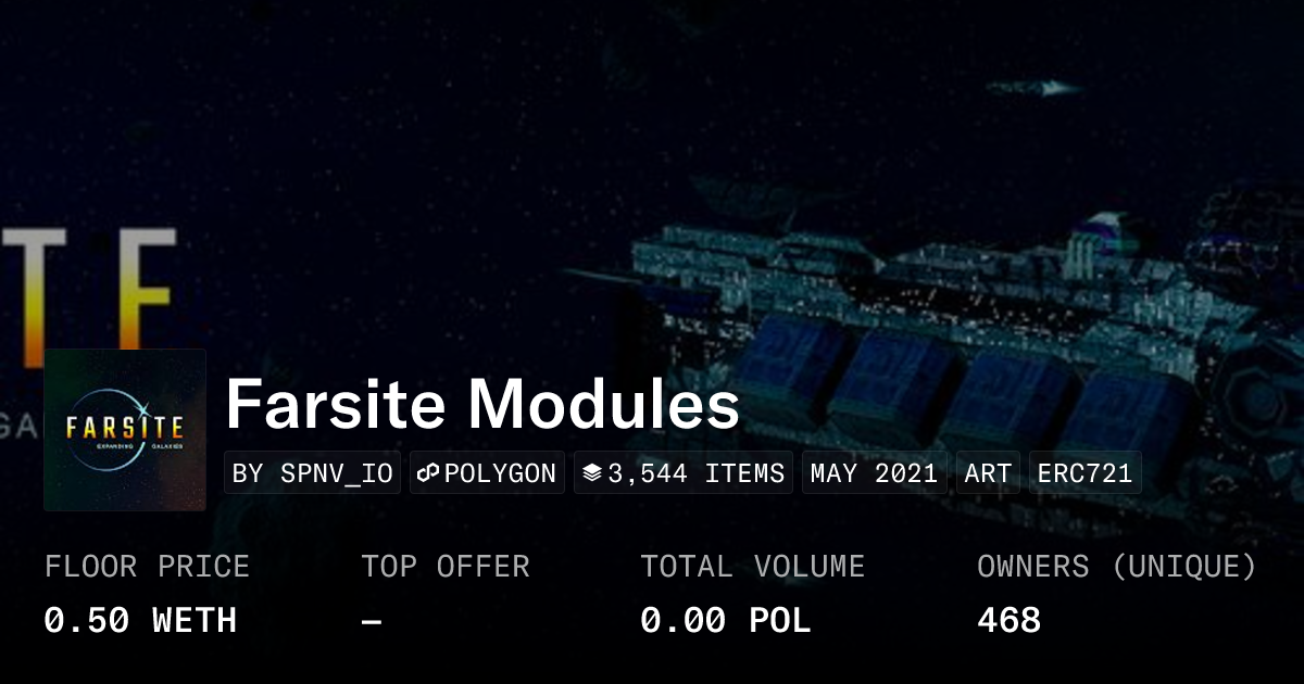 Farsite Modules - Collection | OpenSea