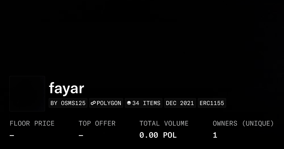 fayar - Collection | OpenSea