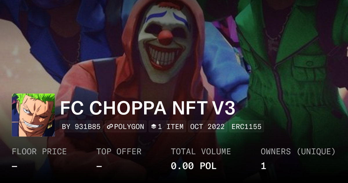 FC CHOPPA NFT V3 - Collection | OpenSea