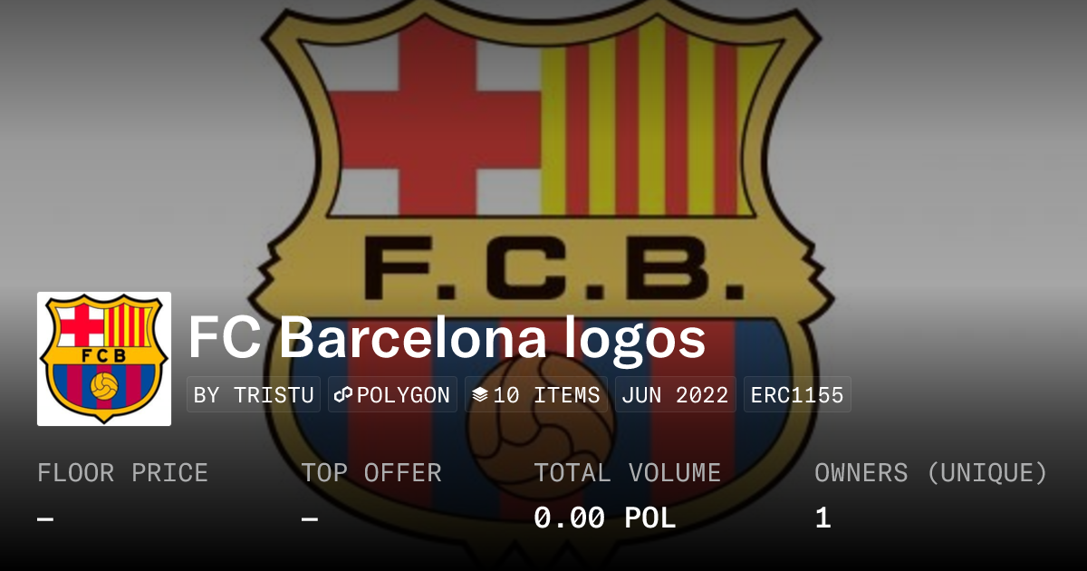 FC Barcelona logos - Collection | OpenSea