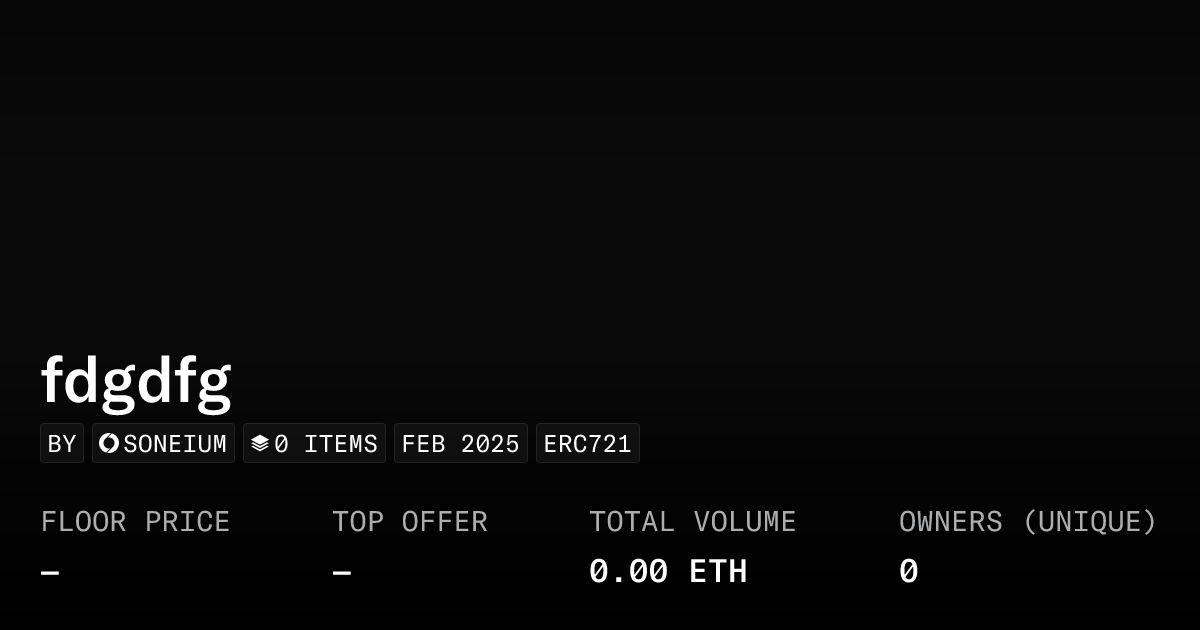 fdgdfg - Collection | OpenSea