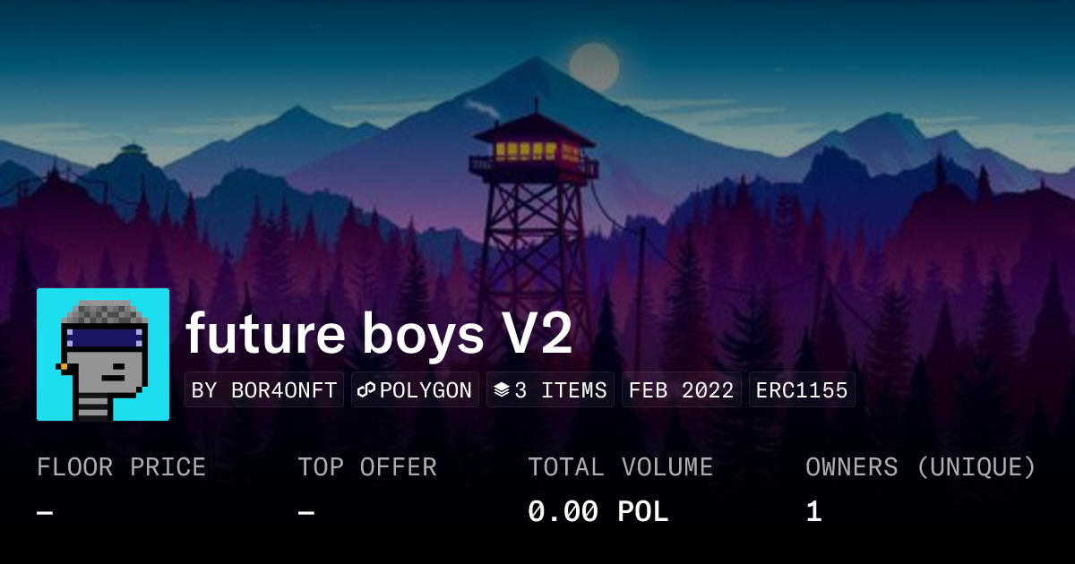 future boys V2 - Collection | OpenSea