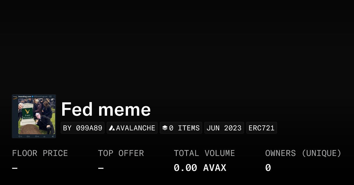 Fed meme - Collection | OpenSea