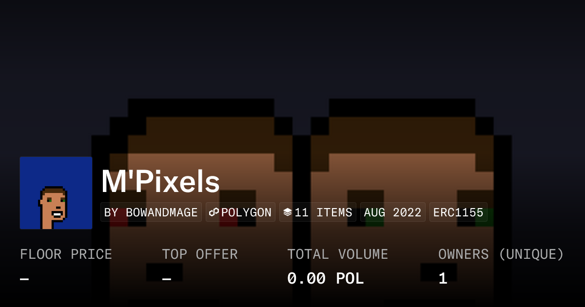 M'Pixels - Collection | OpenSea