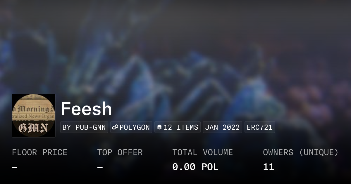 Feesh - Collection | OpenSea
