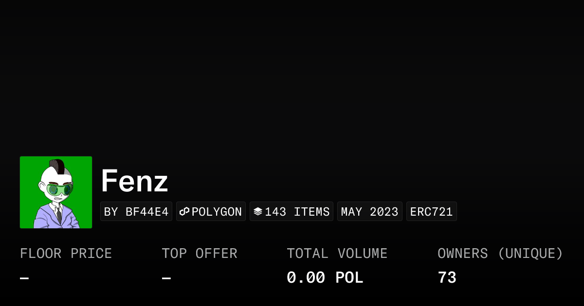 Fenz - Collection | OpenSea