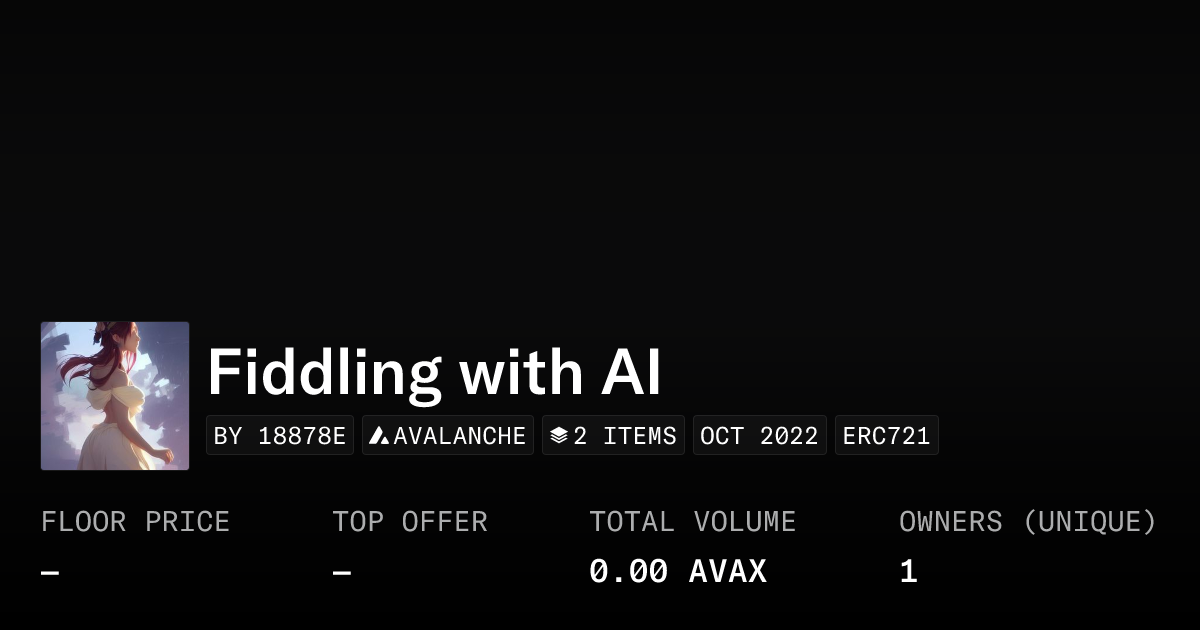 Fiddling with AI - Collection | OpenSea
