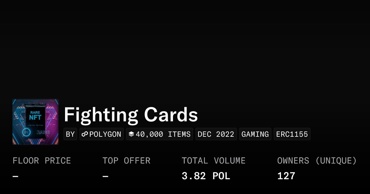 Fighting Cards - Collection | OpenSea