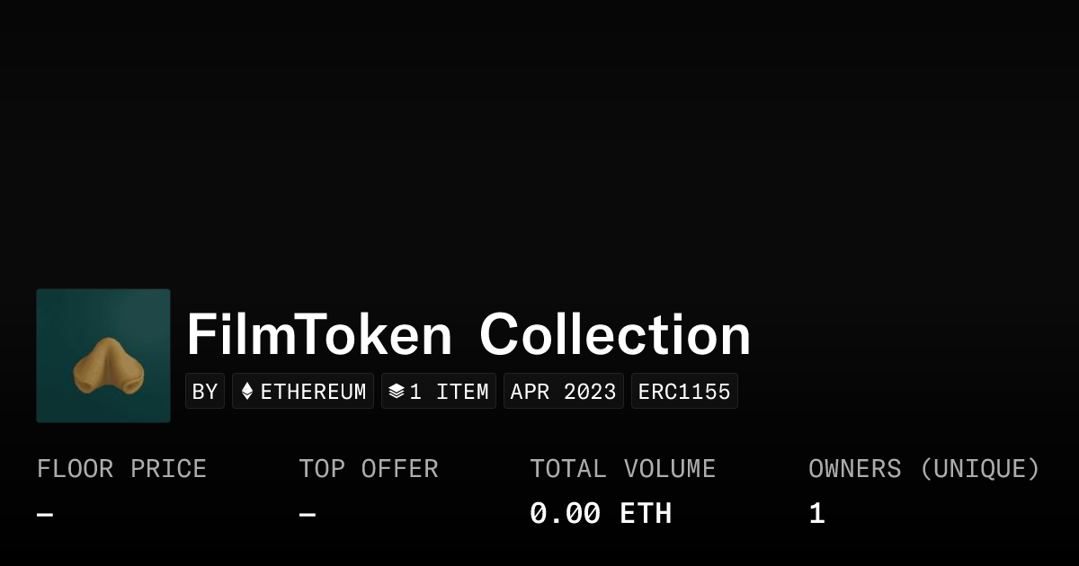 FilmToken Collection - Collection | OpenSea