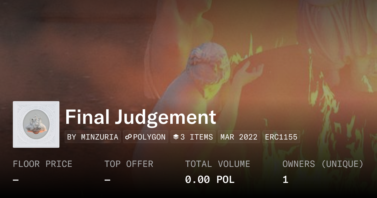 Final Judgement - Collection | OpenSea