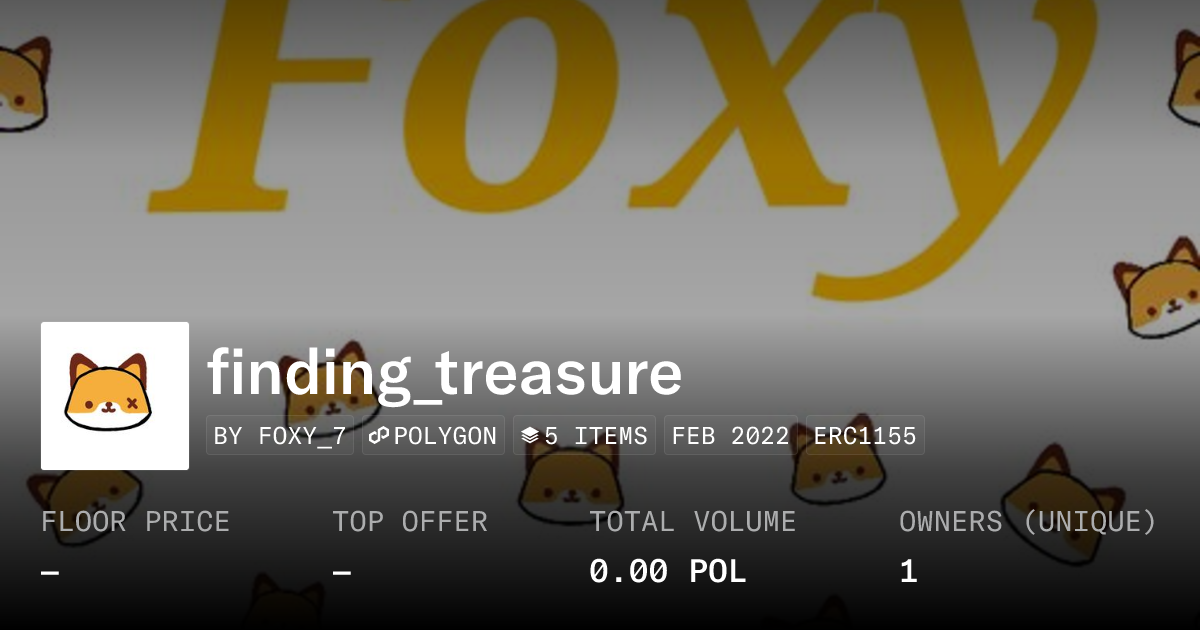 finding_treasure - Collection | OpenSea