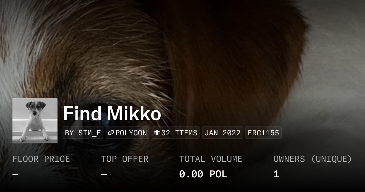 Find Mikko - Collection | OpenSea