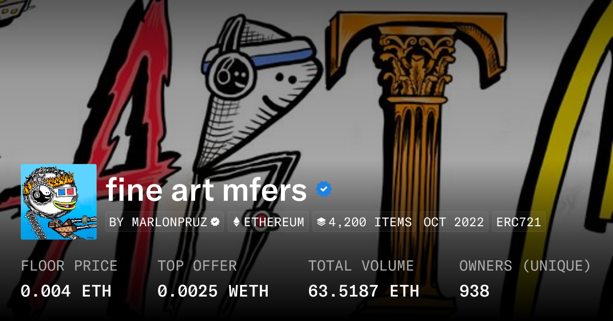 fine art mfers - Collection | OpenSea