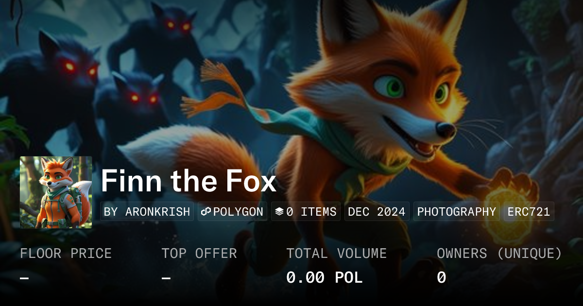 Finn the Fox - Collection | OpenSea