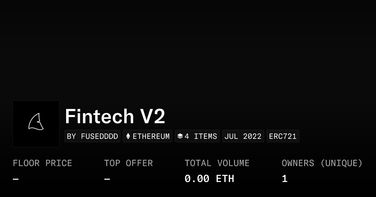 Fintech V2 - Collection | OpenSea