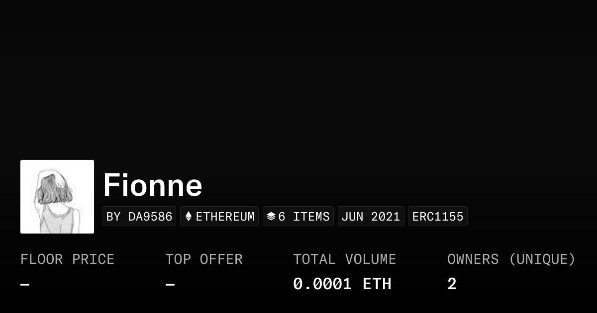 Fionne - Collection | OpenSea