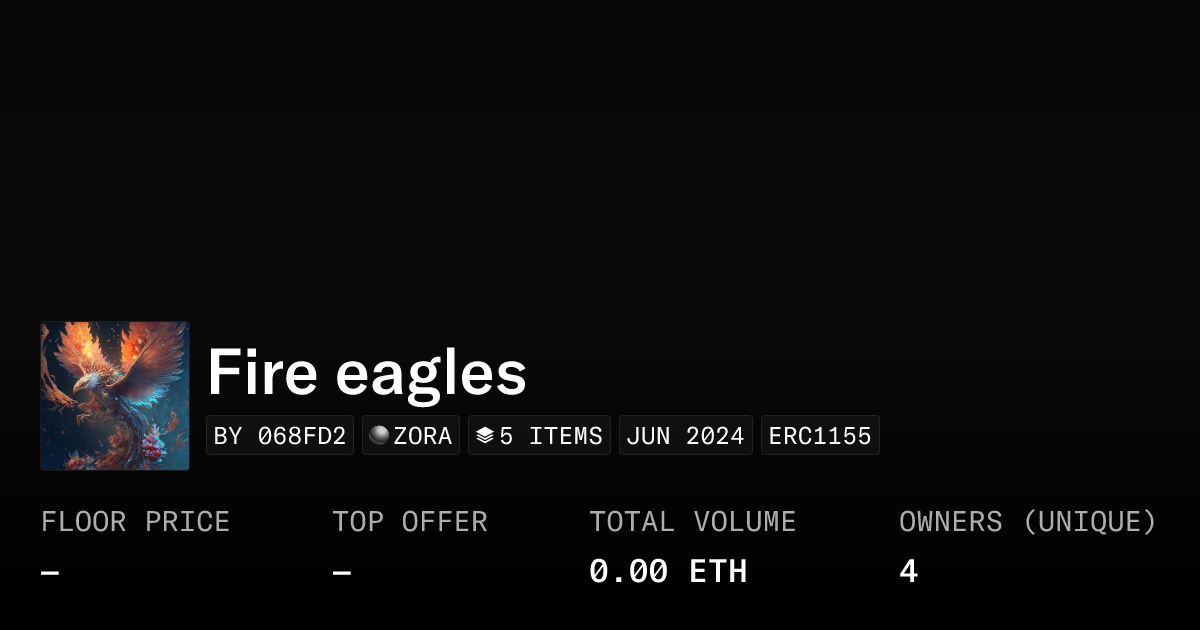 Fire eagles - Collection | OpenSea