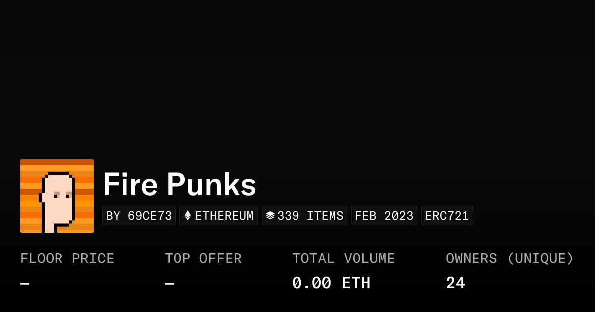 Fire Punks - Collection | OpenSea