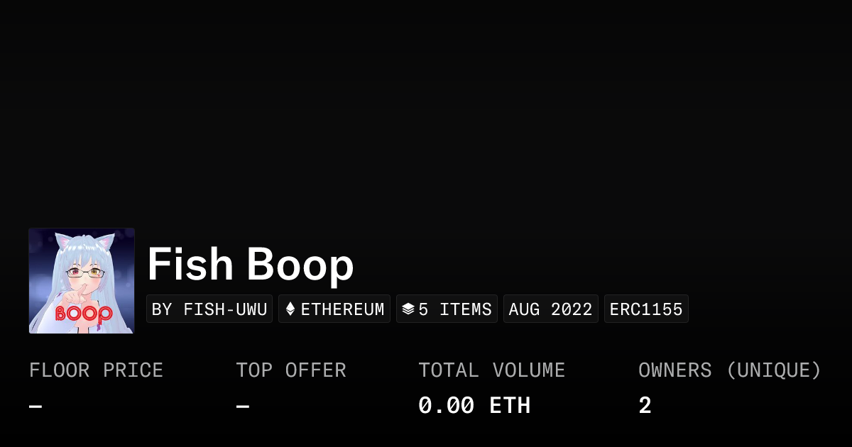 Fish Boop - Collection | OpenSea