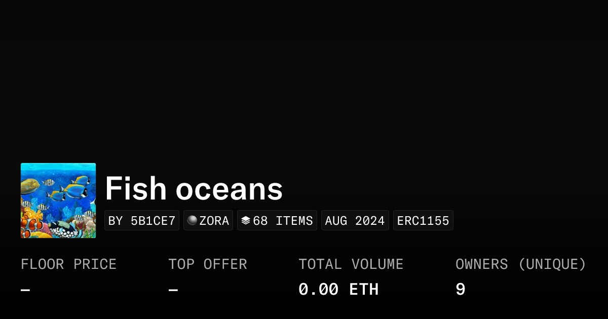 Fish oceans - Collection | OpenSea