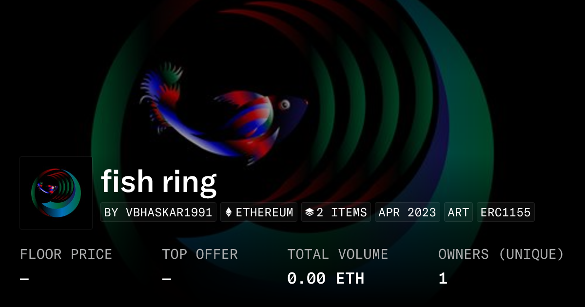fish ring - Collection | OpenSea