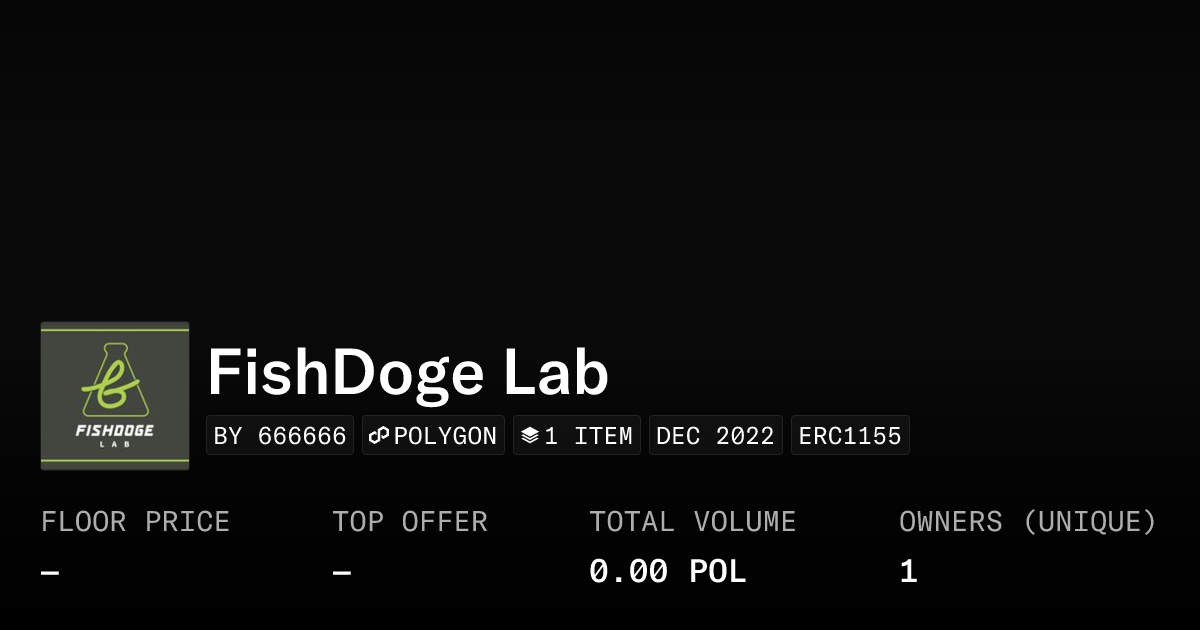 FishDoge Lab - Collection | OpenSea