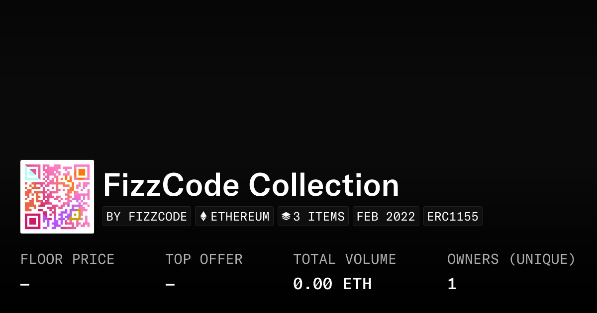 FizzCode Collection - Collection | OpenSea