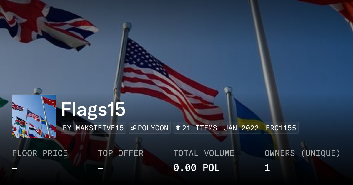 Flags15 - Collection | OpenSea