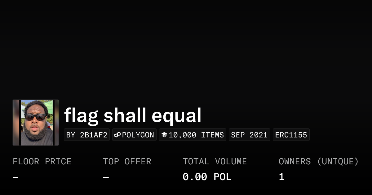 flag shall equal - Collection | OpenSea