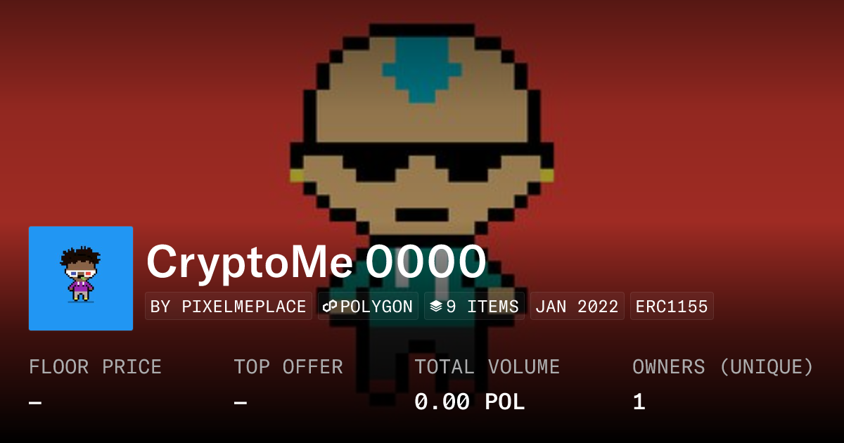 CryptoMe 0000 - Collection | OpenSea