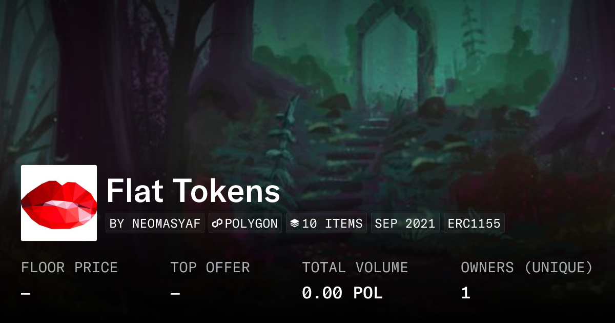 Flat Tokens - Collection | OpenSea
