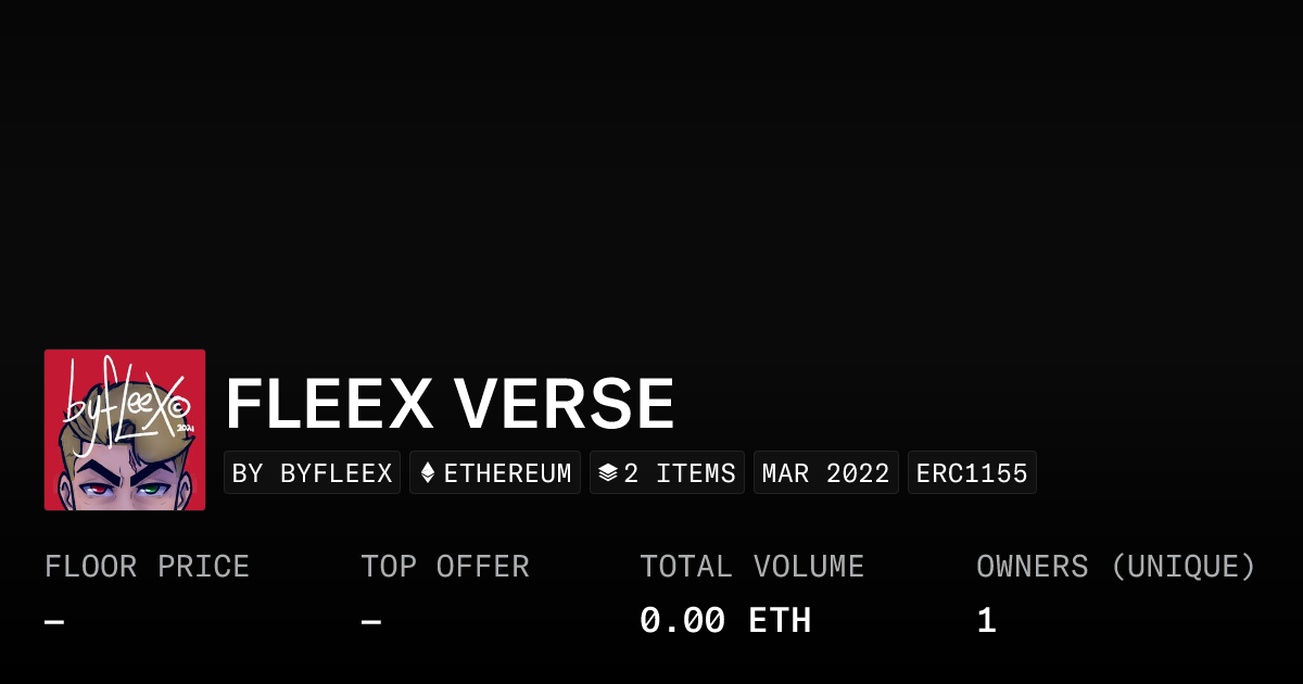 FLEEX VERSE - Collection | OpenSea