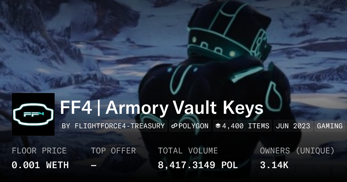 FF4 | Armory Vault Keys - Collection | OpenSea