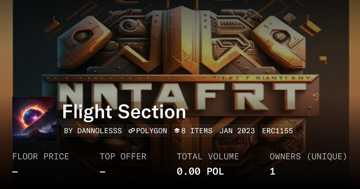 Flight Section - Collection | OpenSea