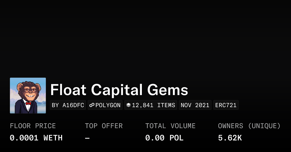Float Capital Gems - Collection | OpenSea