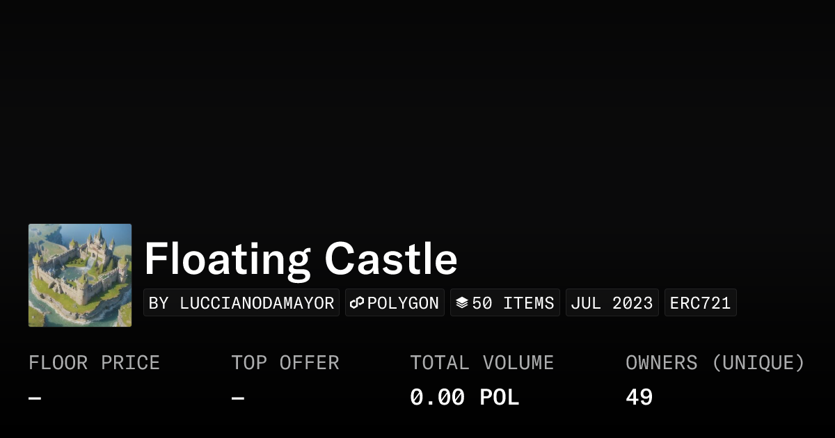 Floating Castle - Collection | OpenSea