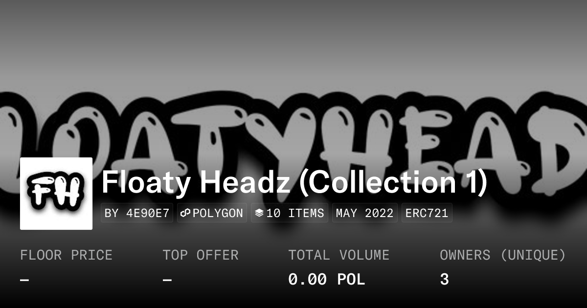 Floaty Headz (Collection 1) - Collection | OpenSea