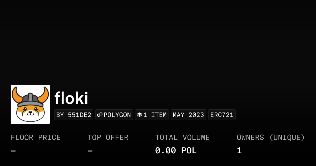 floki - Collection | OpenSea