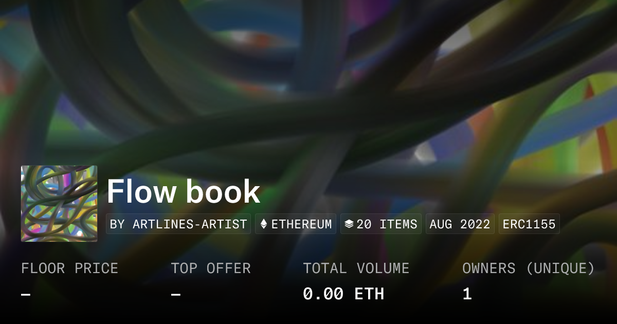 Flow book - Collection | OpenSea