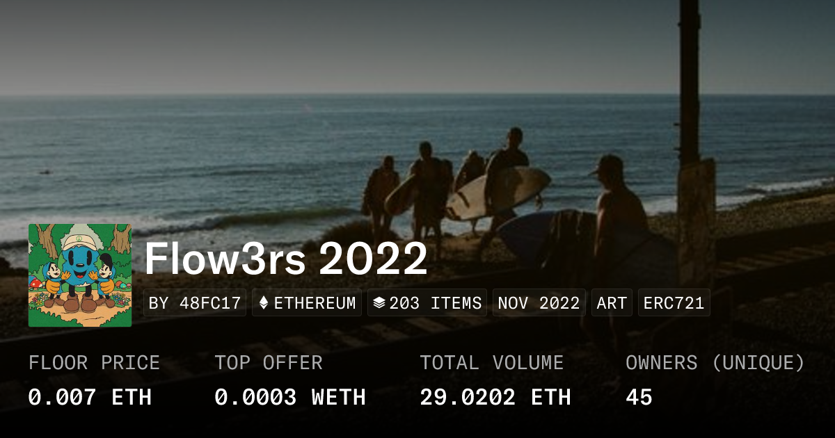 Flow3rs 2022 - Collection | OpenSea