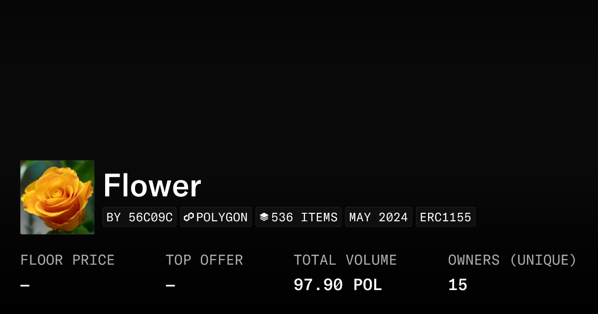 Flower - Collection | OpenSea