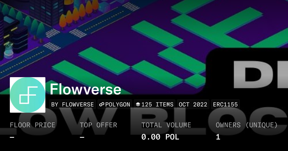 Flowverse - Colección | OpenSea