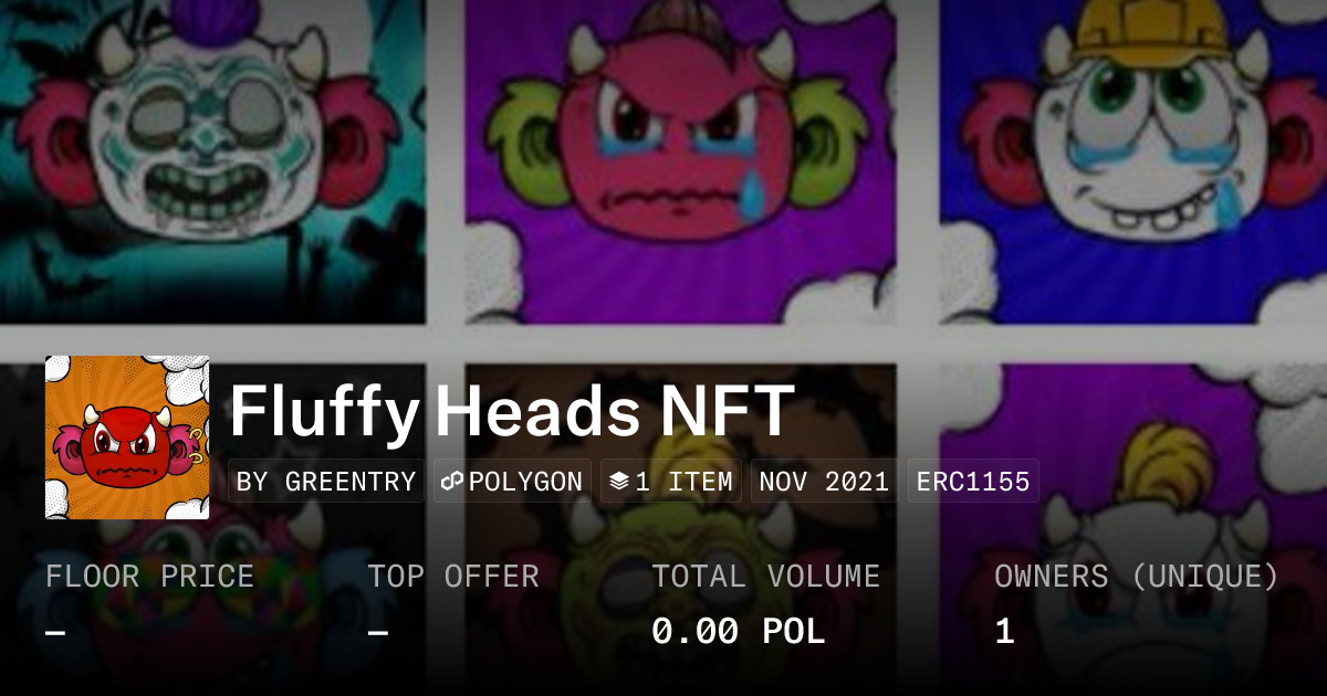 Fluffy Heads NFT - Collection | OpenSea