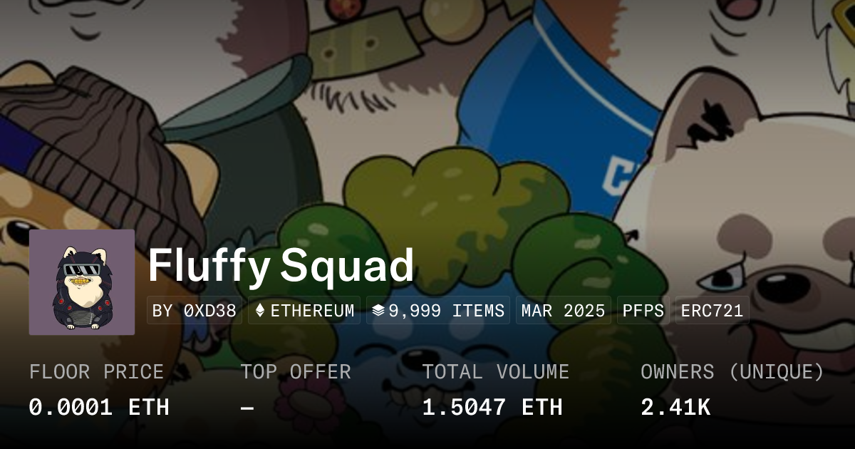 Fluffy Squad - Collection | OpenSea