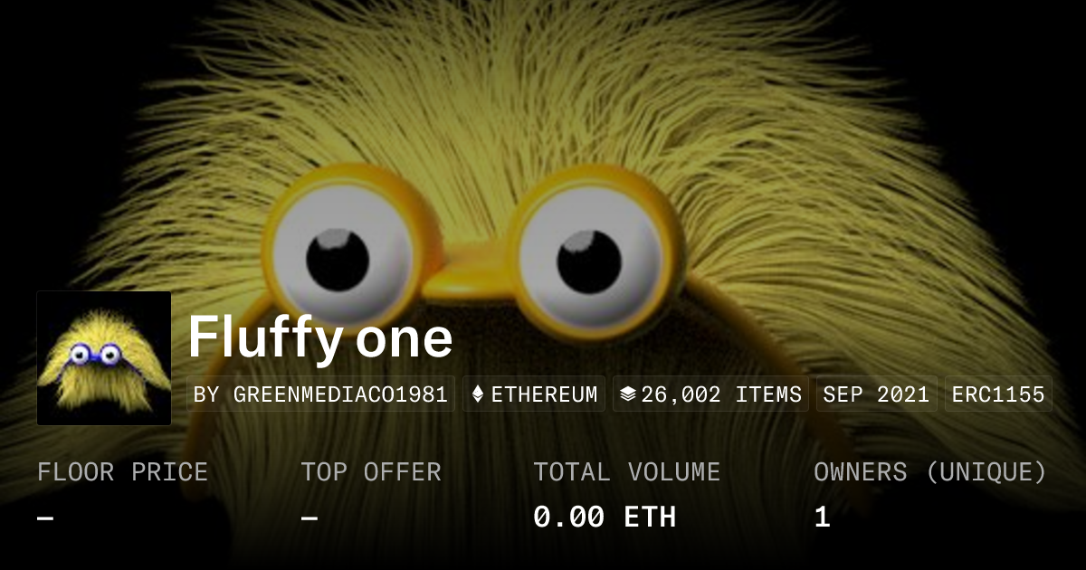 Fluffy one - Collection | OpenSea