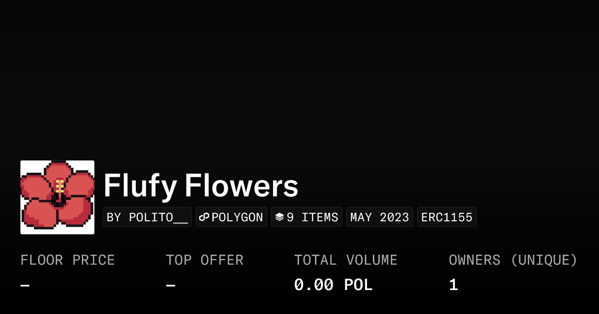 Flufy Flowers - Collection | OpenSea