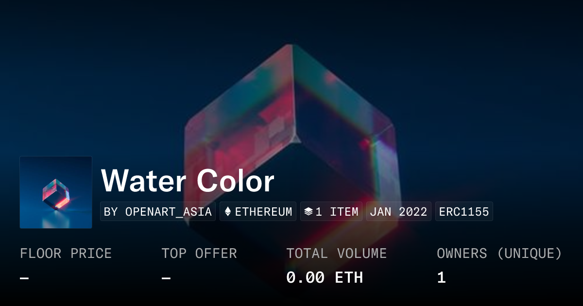 Water Color - Collection | OpenSea